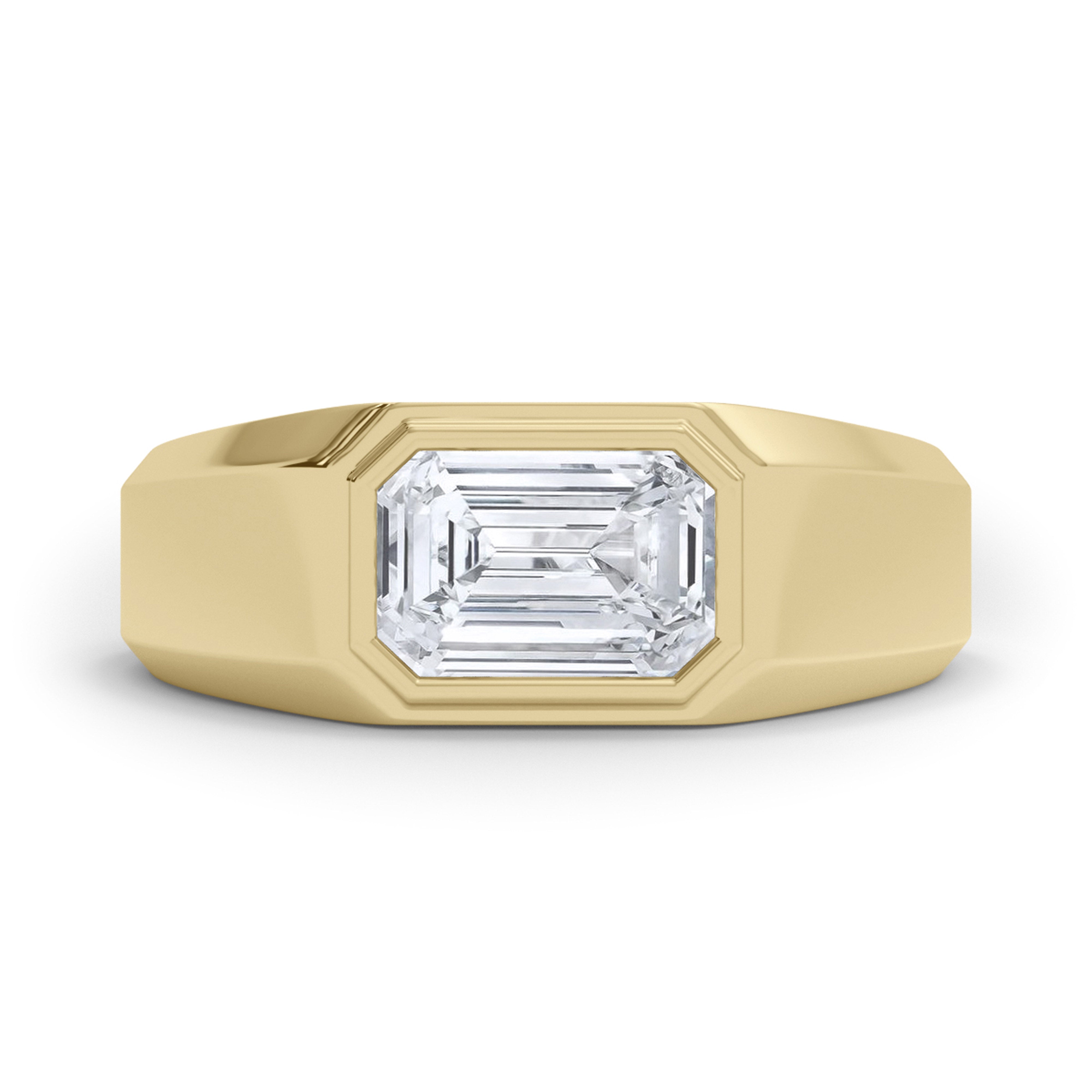 Men's Emerald Signet Ring | Shop Now