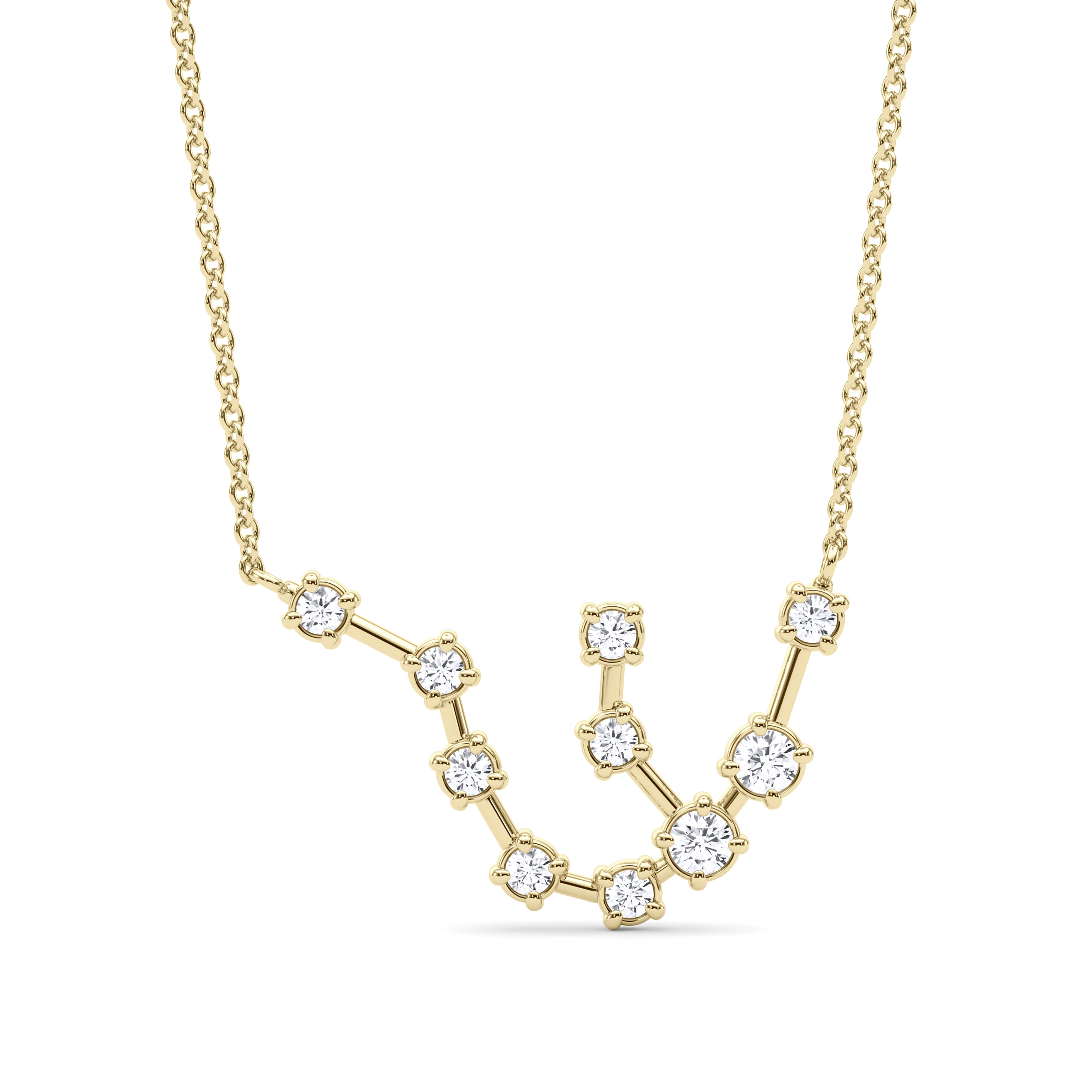 Aquarius Constellation Diamond Necklace | Shop Now
