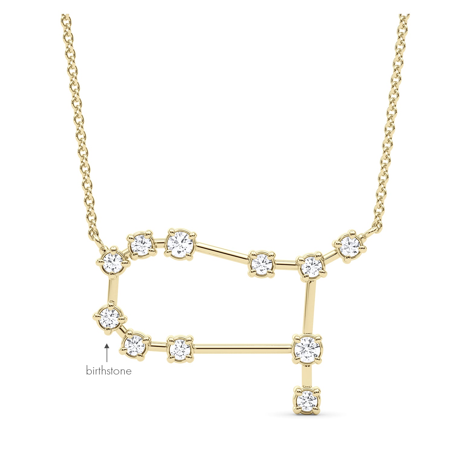 Gemini Constellation Diamond Necklace | Shop Now