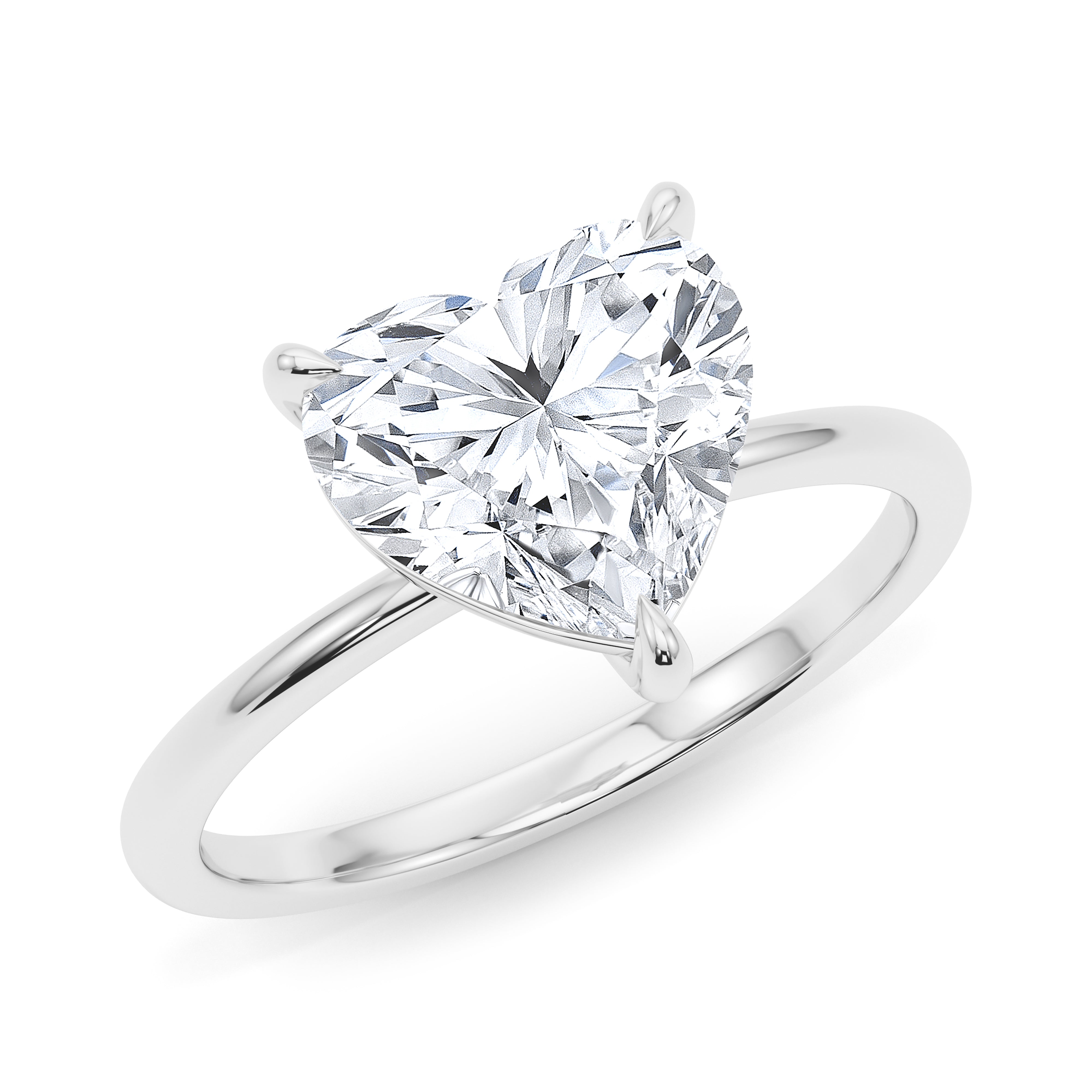 Heart Shape Diamond Engagement Ring | Shop Now