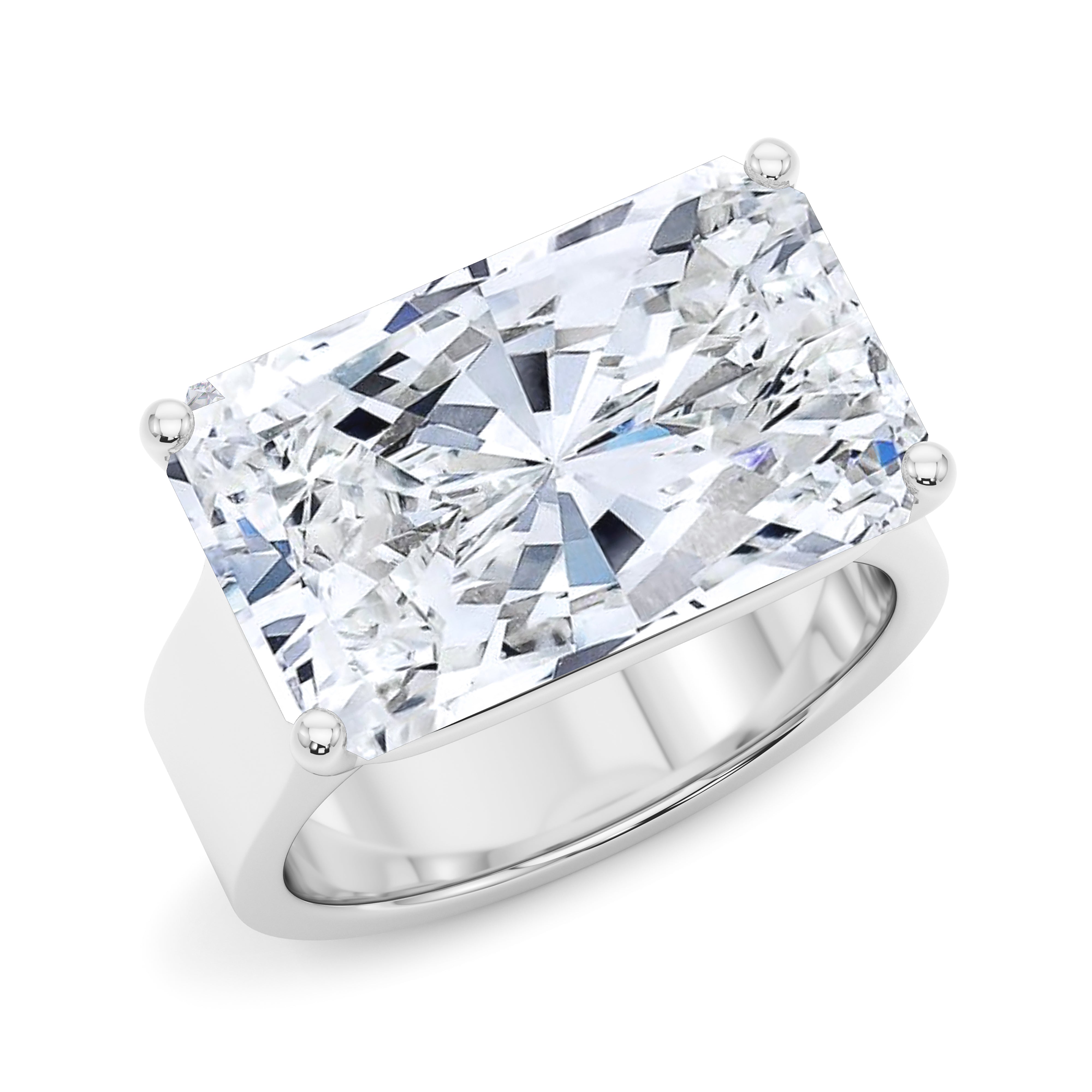 Men's Radiant East-West Diamond Band | Shop Now